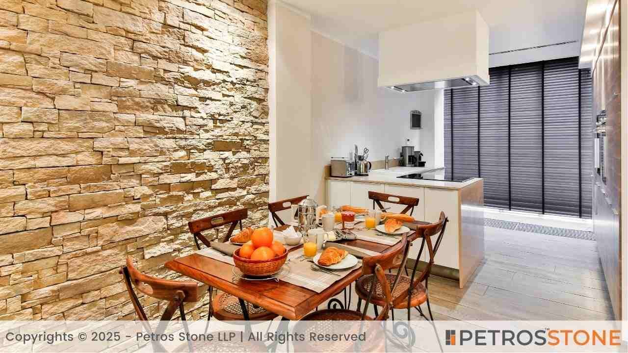 Interior Natural Stone Wall Cladding Price in India | Stone Siding