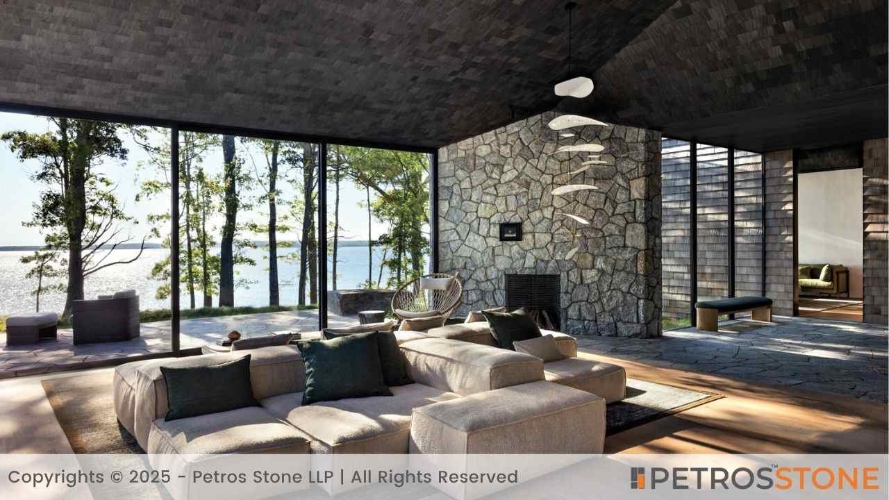 Interior Natural Stone Wall Cladding Price in India | Stone Siding